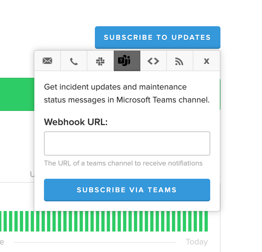 Set up Microsoft Teams integration | Statuspage | Atlassian Support