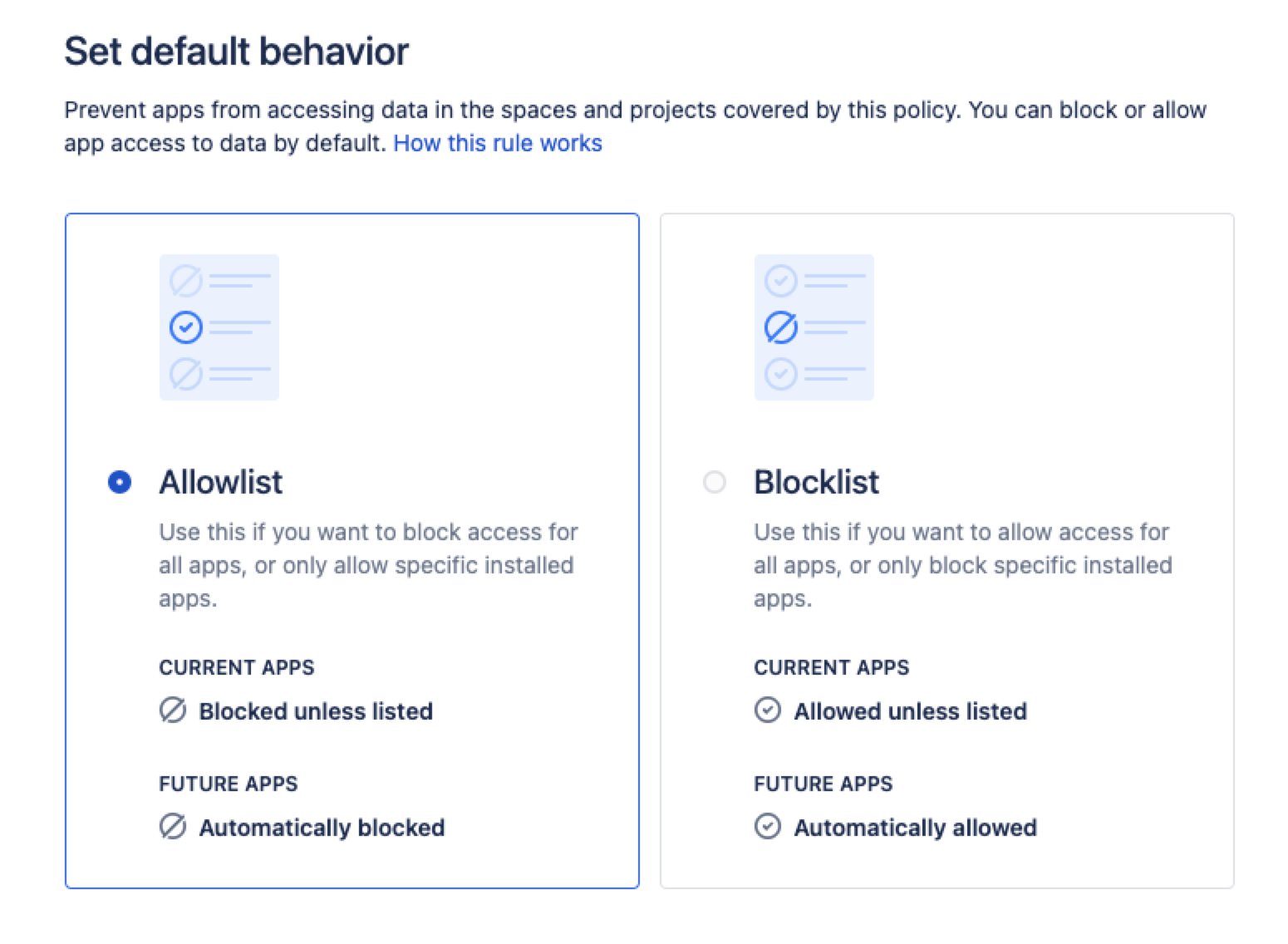 Block app access | Atlassian Support