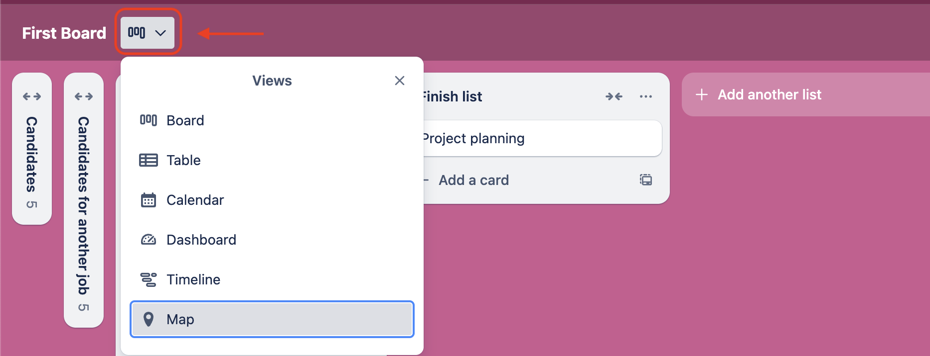 Map view | Trello | Atlassian Support