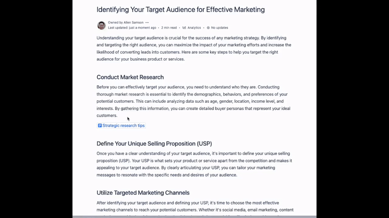 Atlassian Intelligence features in Confluence | Atlassian Support