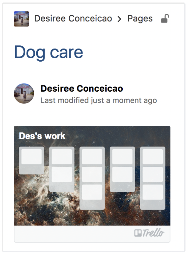 Use Trello and Confluence together | Confluence Cloud | Atlassian Support