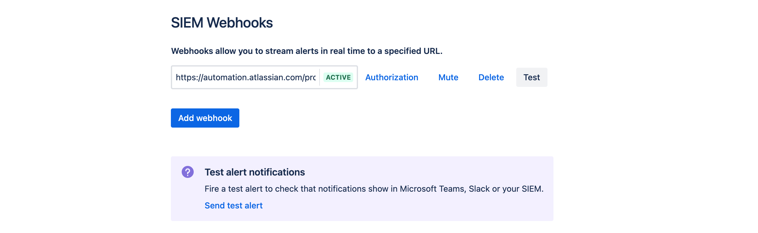 Send alerts to Jira | Atlassian Support