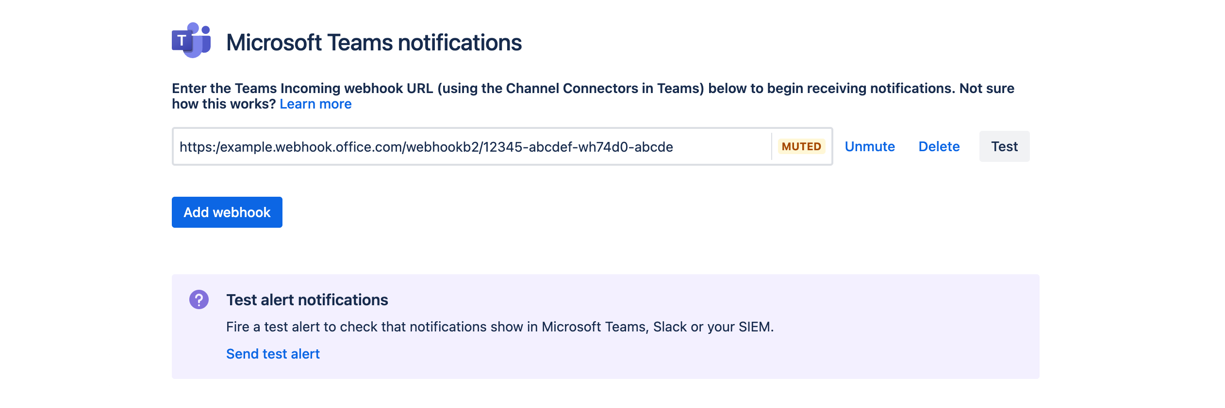 Send alerts to a SIEM, Slack, or other tools | Atlassian Support