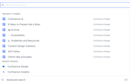 Search For Pages Posts And Other Items Confluence Cloud Atlassian