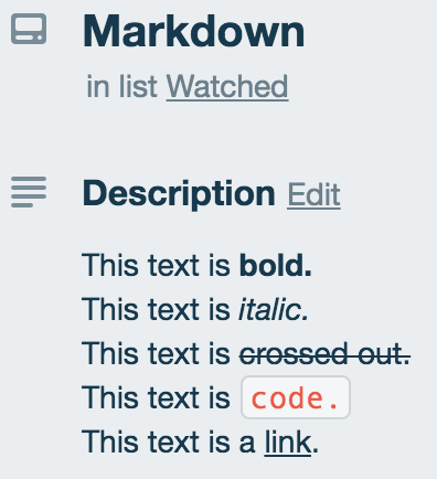 How to format your text in Trello | Trello | Atlassian Support
