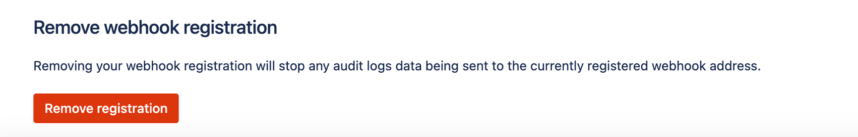 Learn more about audit log webhooks | Atlassian Support