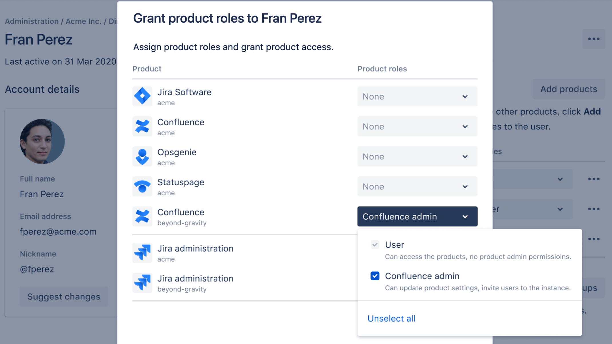 Give users admin permissions | Atlassian Support