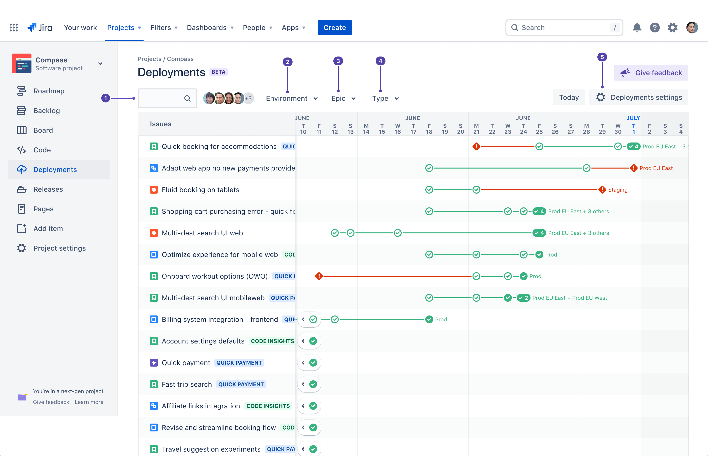 Enable deployments | Jira Software Cloud | Atlassian Support