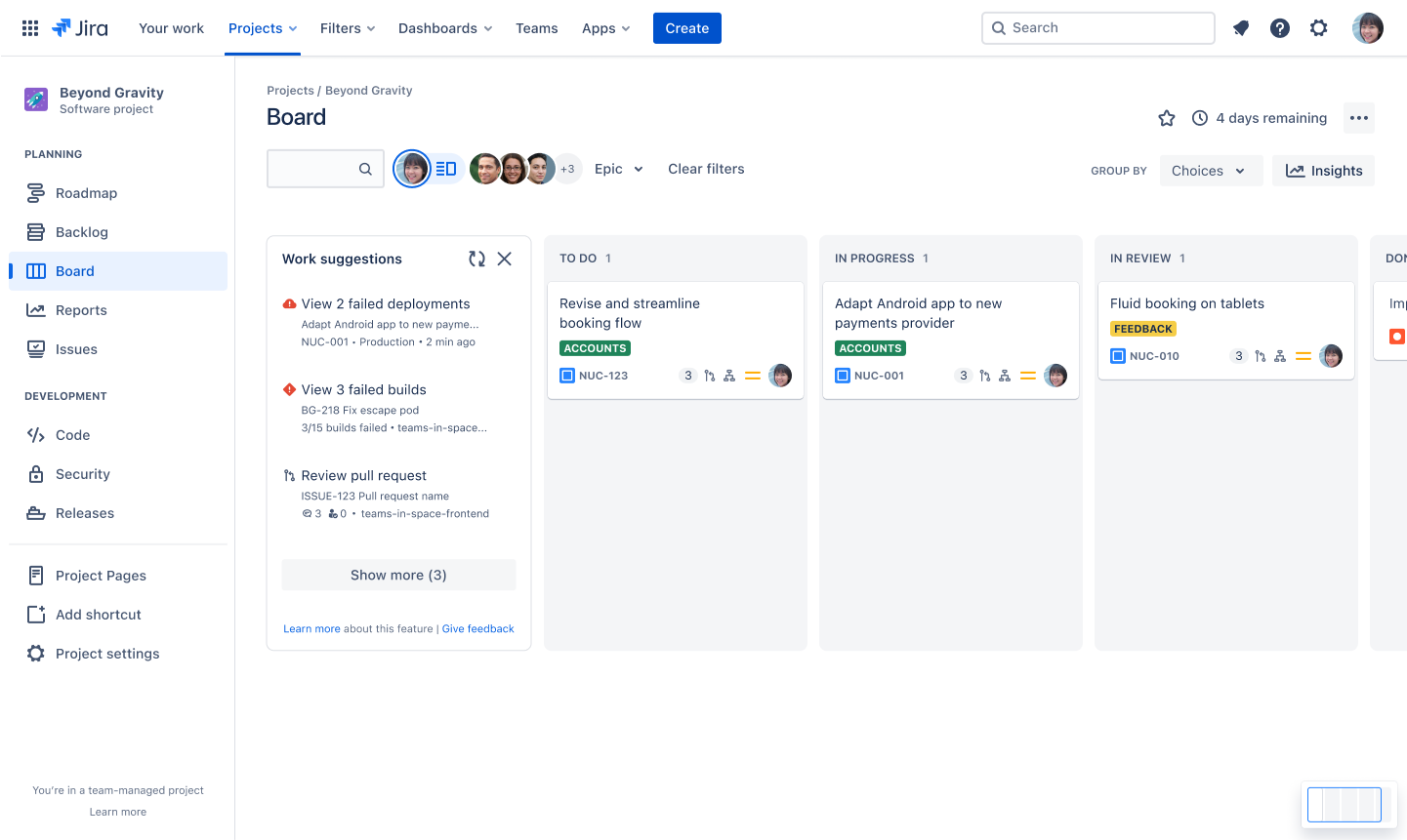 Work suggestions from connected tools | Jira Software Cloud | Atlassian Support