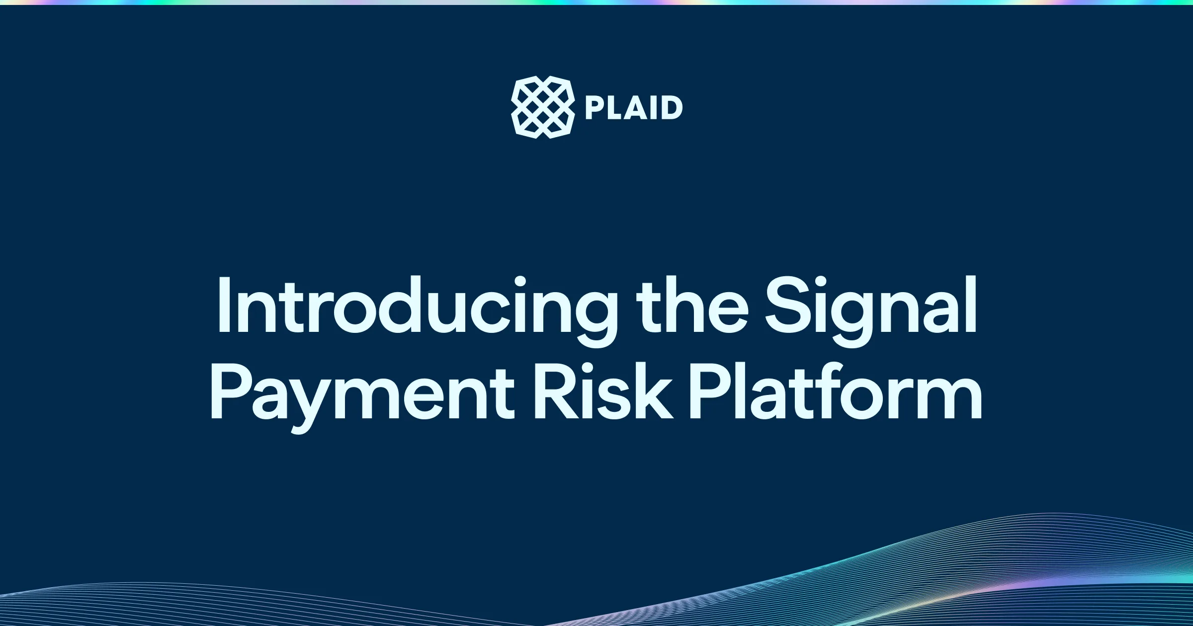 Introducing the Signal payment risk platform: a full solution for ML-powered risk assessments ...
