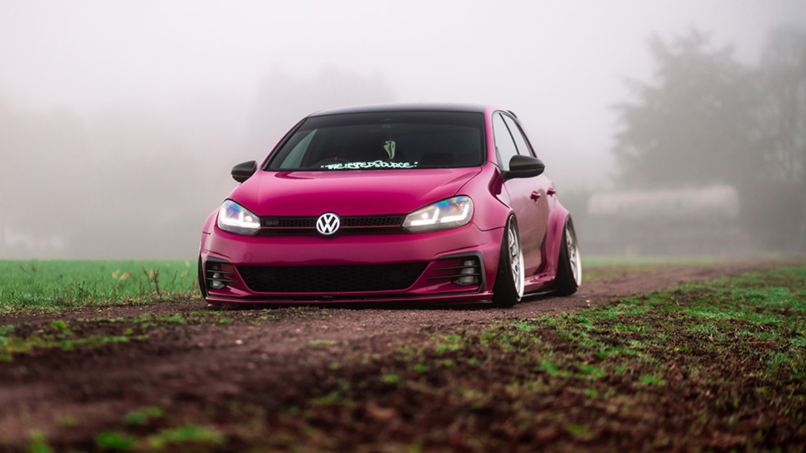 Slammed Vw Golf Mk6