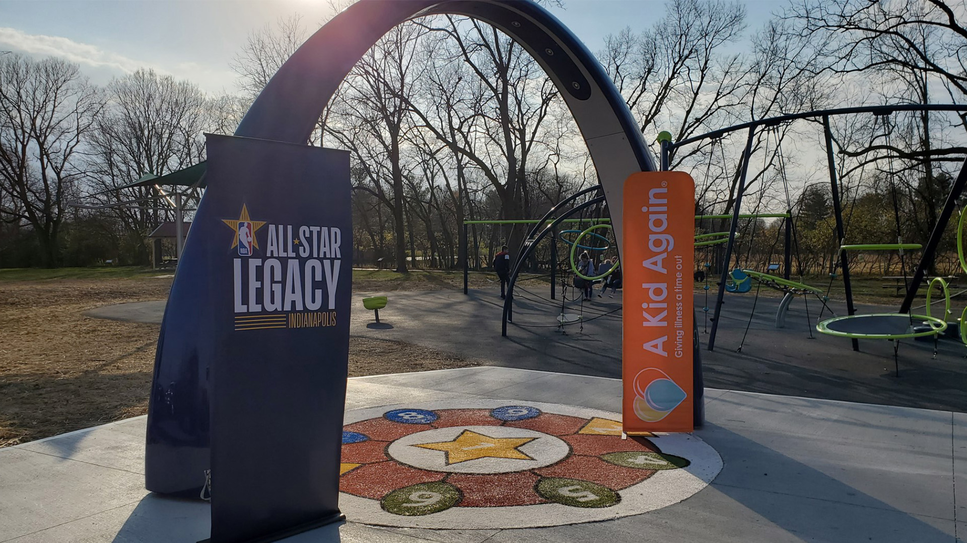 Lappset Sona Interactive dance and play arch installed in public ...