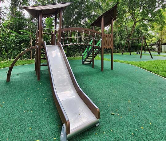 Nature-inspired residential condominium playground in Orchard ...