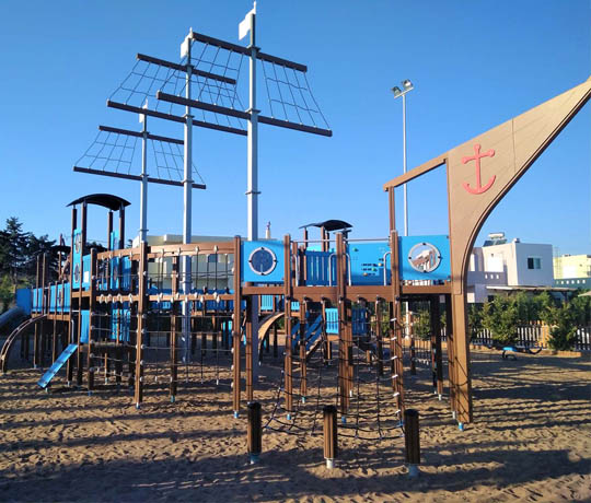 Themed playground on the Greek island of Rhodes - Lappset | Lappset ...