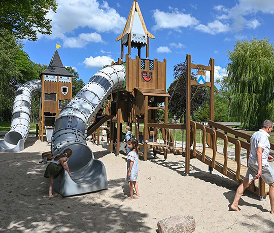 Cool Castle Playgrounds Playground Guide: Castle Park In Carlisle