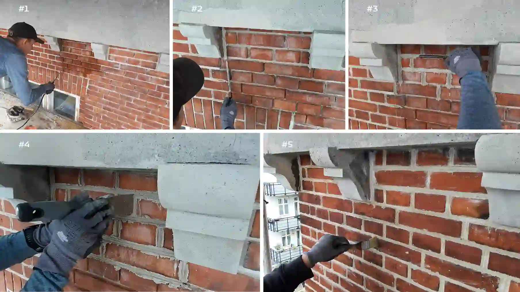 Gennemført murstenbyggeri, der stiller store krav til håndværksteknikkerne
