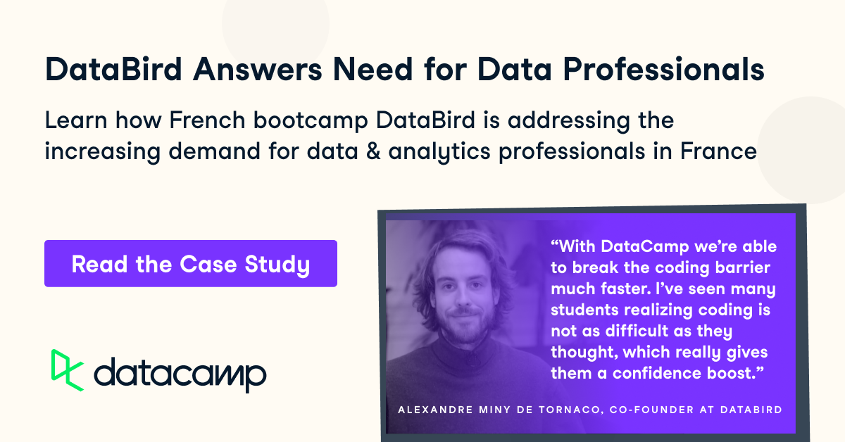 DataBird Address France’s Demand for Data Professionals | DataCamp