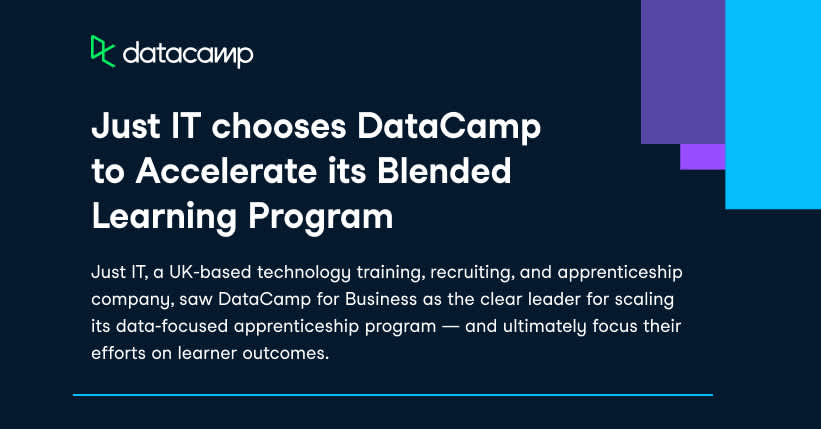 Just IT Chooses DataCamp to Accelerate its Blended Learning Program | DataCamp