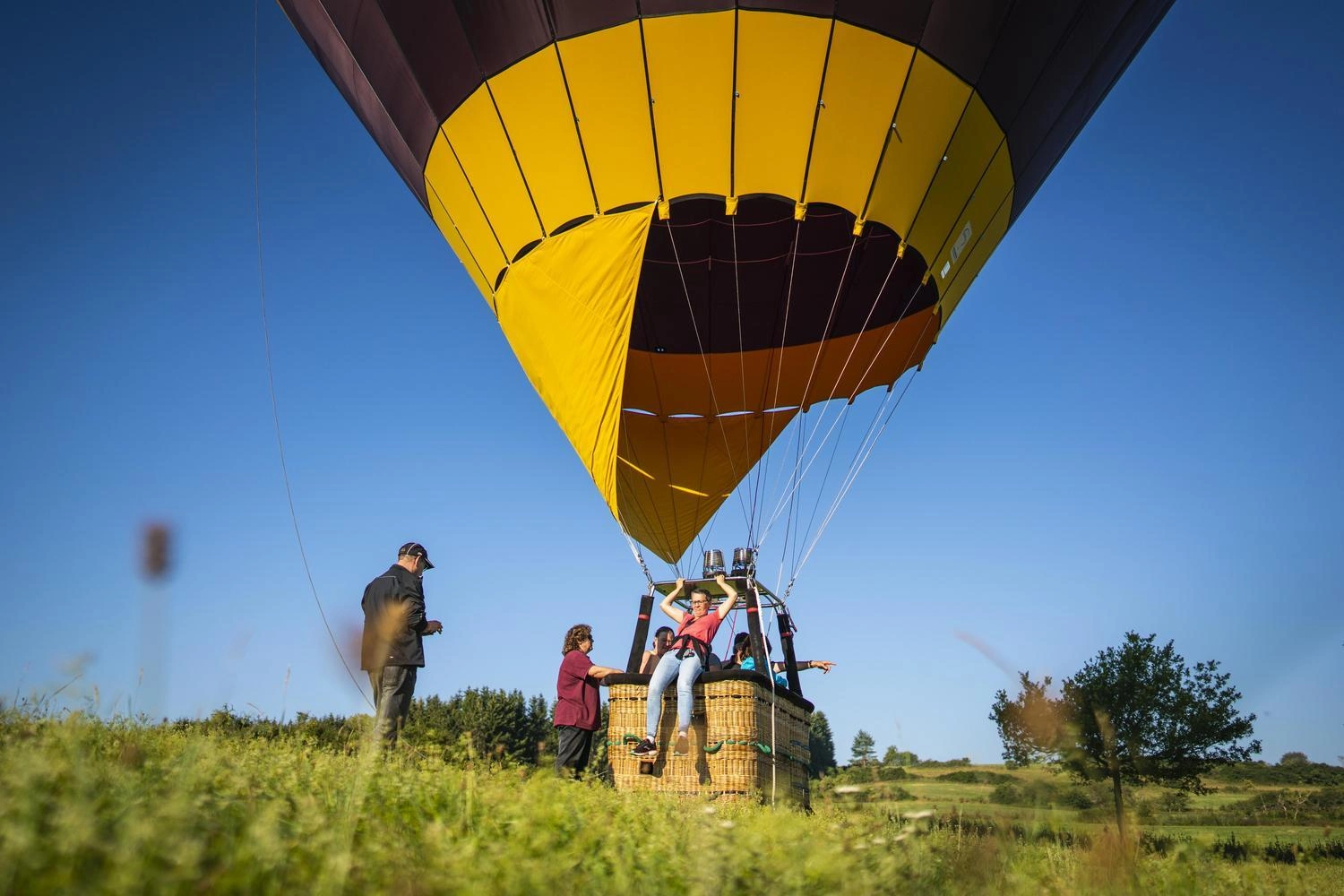 Eine Ballonfahrt über die Schwäbische Alb