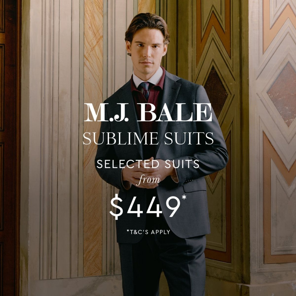 M.J. Bale: Sublime suits