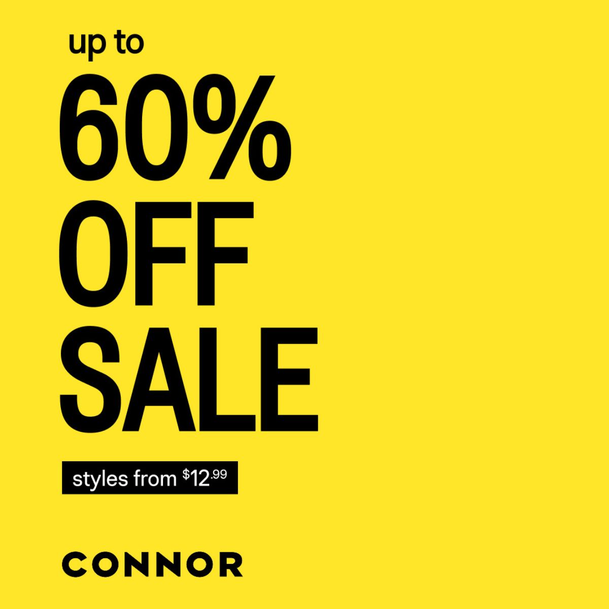 Connor: Sale up to 60% off