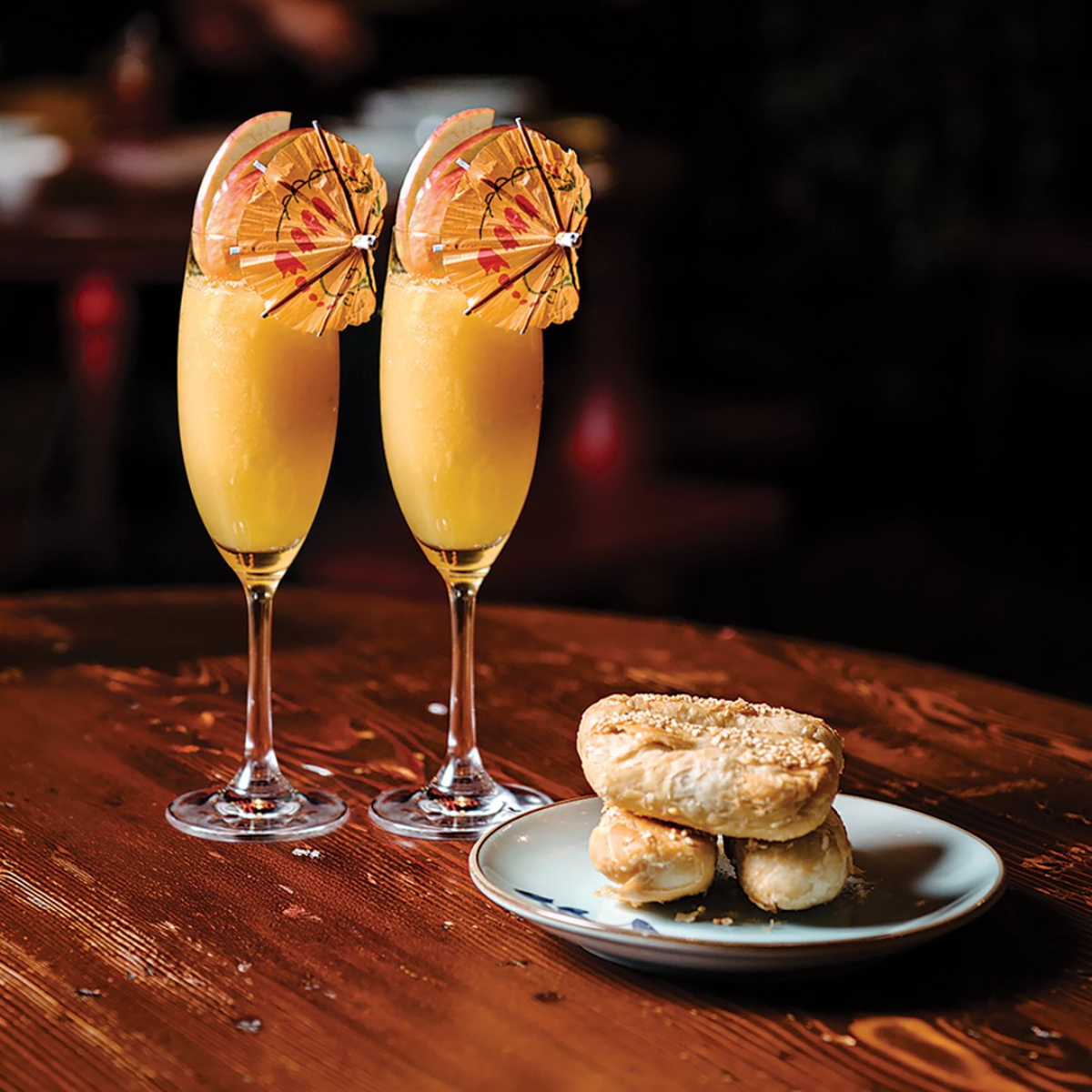 New Shanghai: 2 for 1 Peach Bellini this Valentine’s