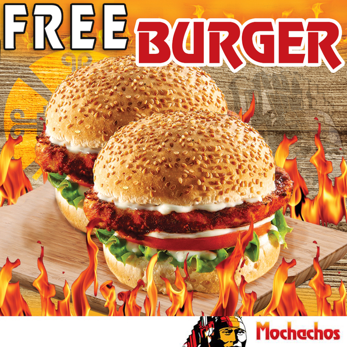 Mochachos: Buy one burger, get one free* at Westfield Carousel