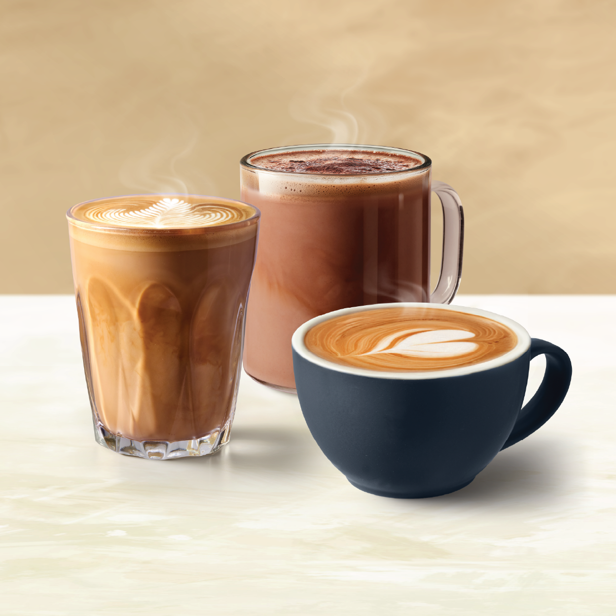 Jamaica Blue: $4 hot drink add on