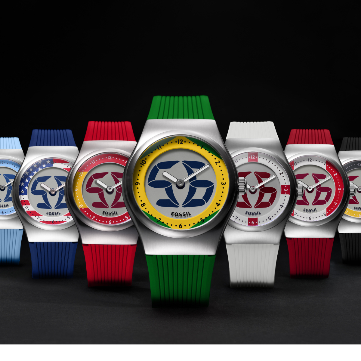 Fossil: Limited Edition - World Flags Big Tic
